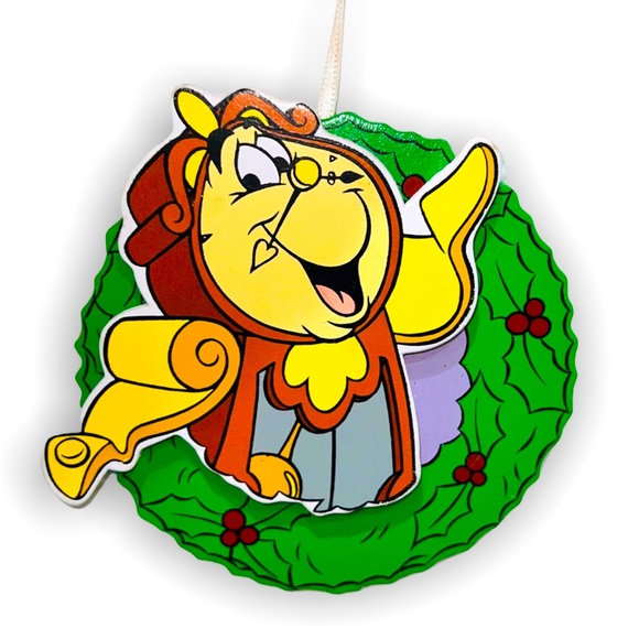 Disney | Holiday | Vintage Disney Cogsworth Clock Christmas Ornament ...